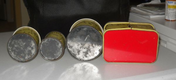 VINTAGE WOLVERINE METAL TOY CANISTERS AND BREAD BOX | #53131521