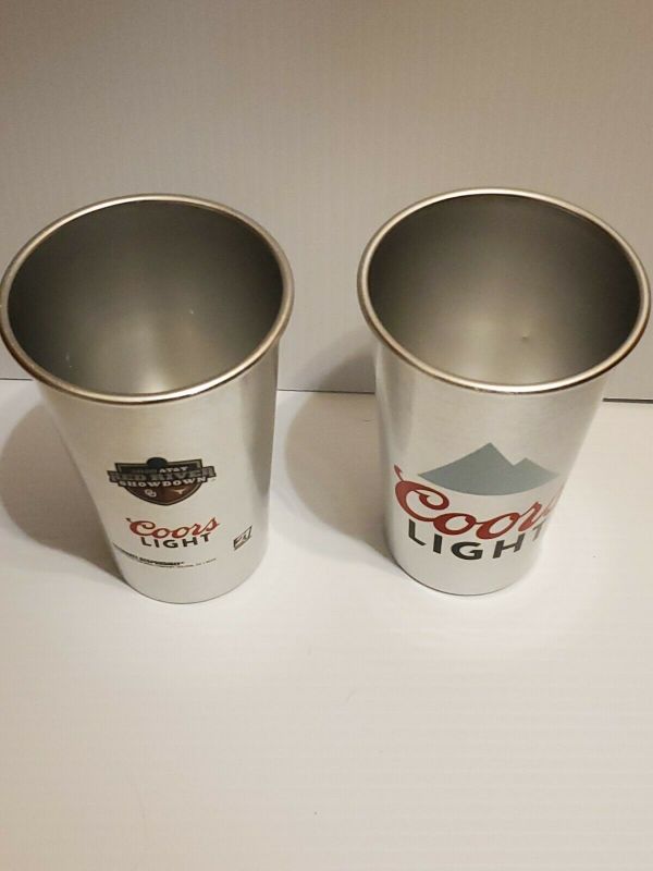 AT&T Red River Showdown Coors Light Aluminum Cold Activated Cups UT VS ...
