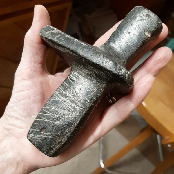 Stone Native American Indian Artifact Hammer Maul Tool, Ancient | #53070202