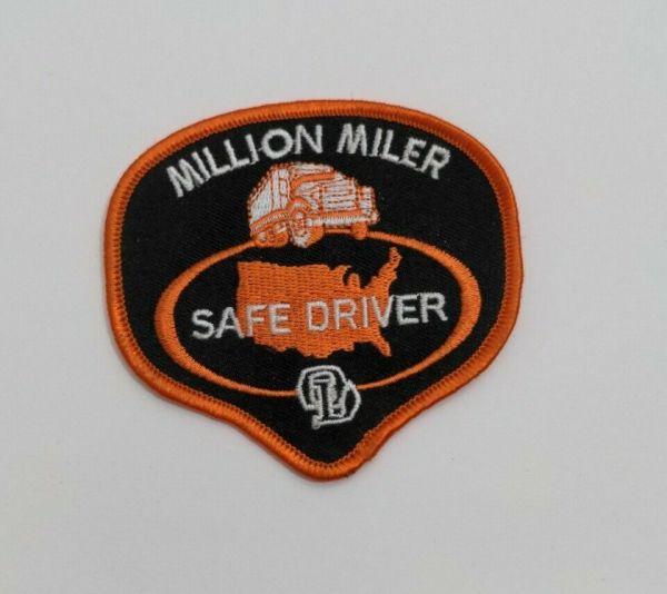 Old Dominion Freight Line Truck Driver Patch Million Miler Safe Driver ...