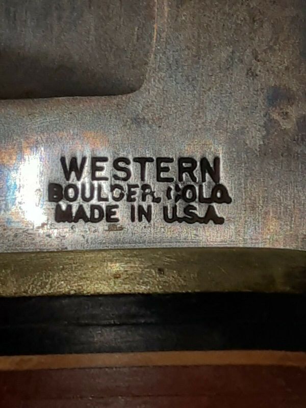 VINTAGE WESTERN L66 FIXED BLADE HUNTING KNIFE W SHEATH | #53198472