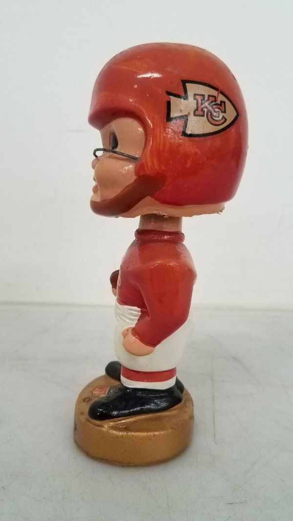 Vintage Kansas City Chiefs NFL Nodder Bobble Head, 7 " H | #53498279