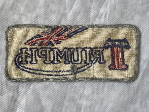 Vintage Triumph Motorcycle Embroidered Emblem Logo Patch W/ British ...