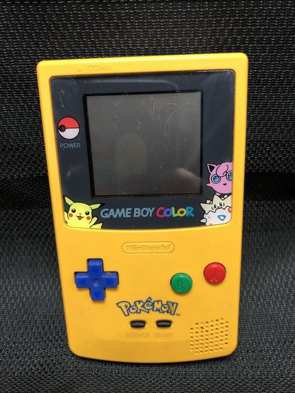 Vintage Game Boy Color Pokemon Pikachu Edition Nintendo Portable System ...
