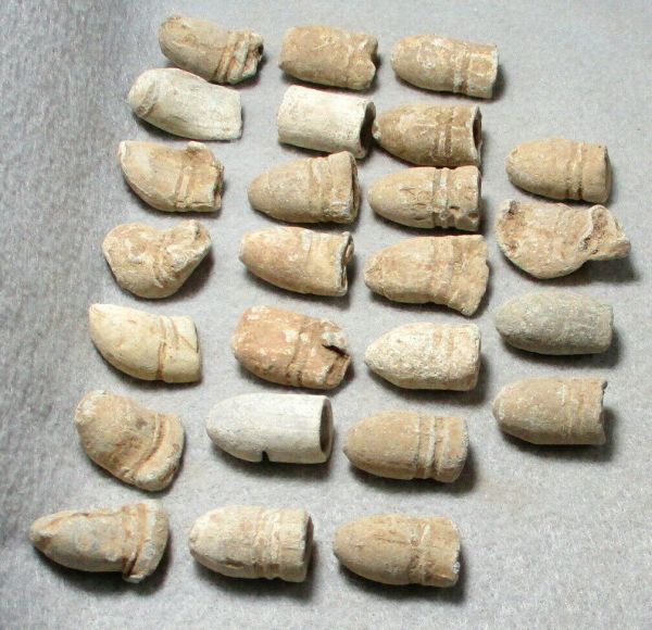 25 Civil War Relic Fired Confederate Minie Balls Found In Central ...