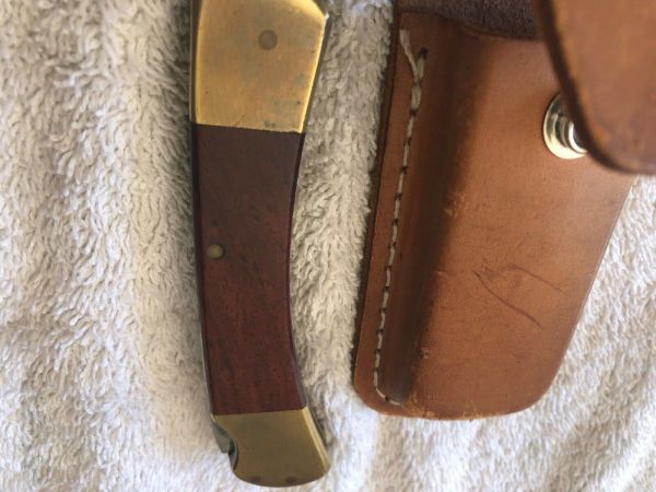 Proto 18545 Folding Lock Back Blade Knife W/Sheath | #53355110
