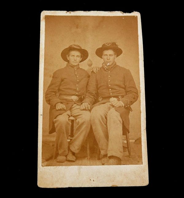 Civil War CDV Photo Of 2 Union Infantry Soldiers | #53426523