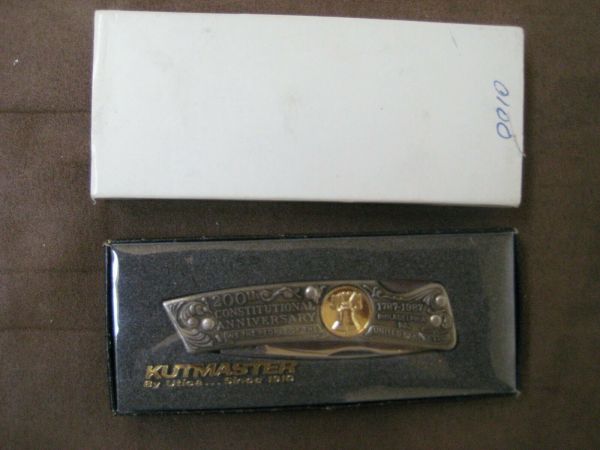 Kutmaster By Utica 200th Anniversary Of The Constitution Knife | #53383707