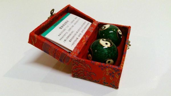 Chinese Iron Balls Health Exercise Stress Relief Relaxation Therapy In ...