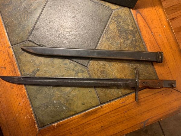 Jinsen Arsenal Japanese Type 30 WWII Bayonet W/ Scabbard | #53600823