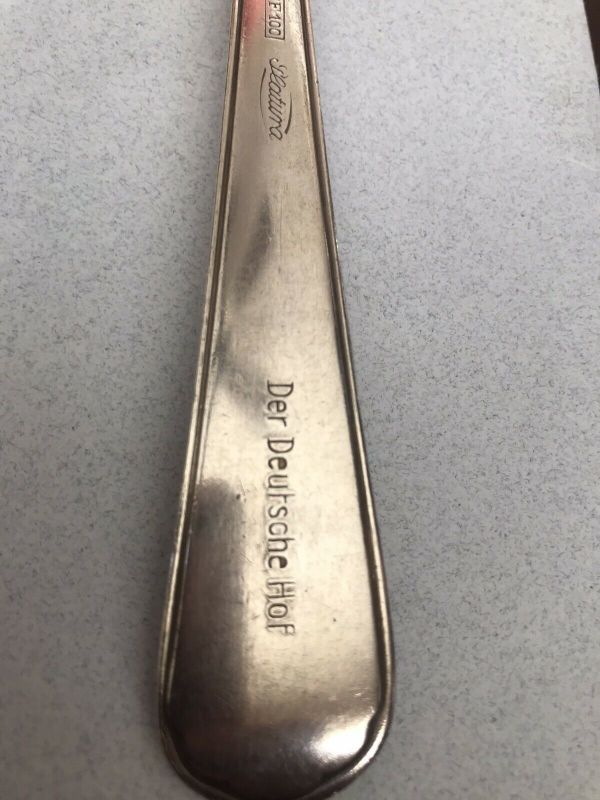 WWII GERMAN DER DEUTSCHE HOF DINNER FORK HOTEL PROPERTY RARE | #53613520
