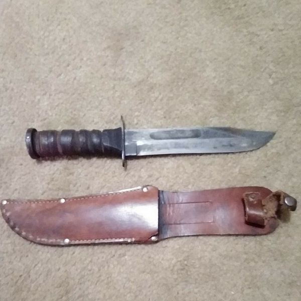 WWII WW2 USN BLADE MARKED WWII US NAVY MK2 RCC KNIFE/DAGGER | #53638447