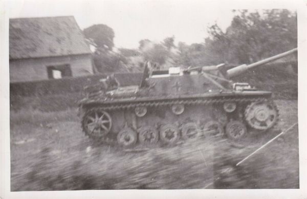 Snapshot Photo 7th ARMORED DIVISION KO German STUG III TANK Normandy 28 ...