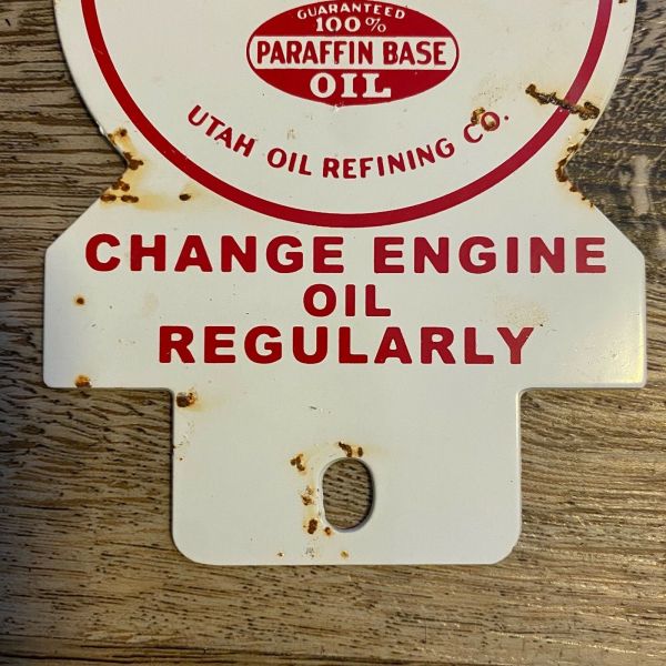 Vintage Vico Oil Metal License Plate Topper Sign Gas Cars | #53584350