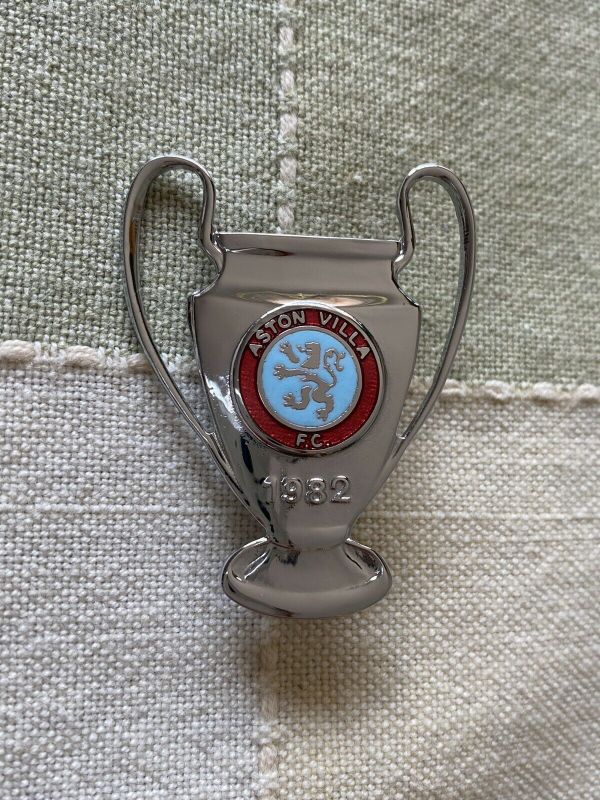 Vintage Aston Villa 1982 European Cup Final AEW Badge | #53928731