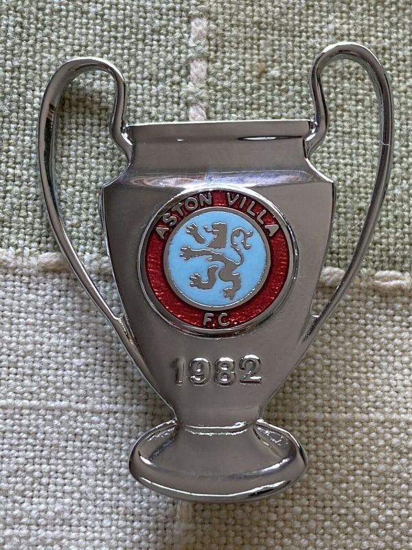Vintage Aston Villa 1982 European Cup Final AEW Badge | #53928731