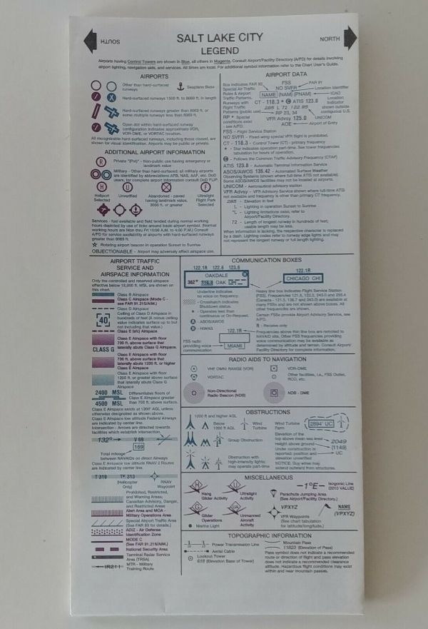 Salt Lake City Sectional Aeronautical Aviation Chart Map [92nd Ed. 2014 ...