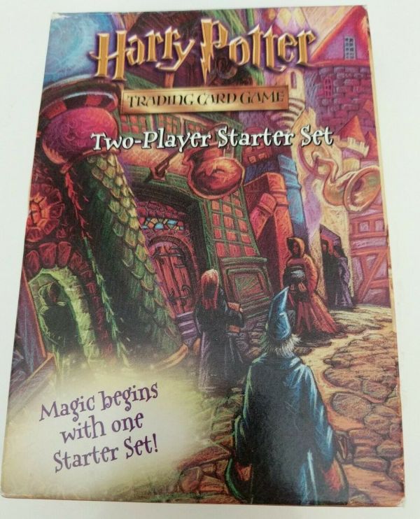 HARRY POTTER VINTAGE 2001 WIZARDS TRADING CARD GAME:2 PLAYER STARTER ...