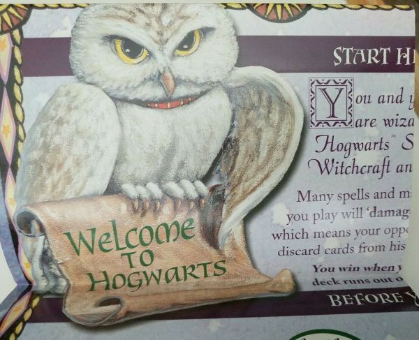 HARRY POTTER VINTAGE 2001 WIZARDS TRADING CARD GAME:2 PLAYER STARTER ...