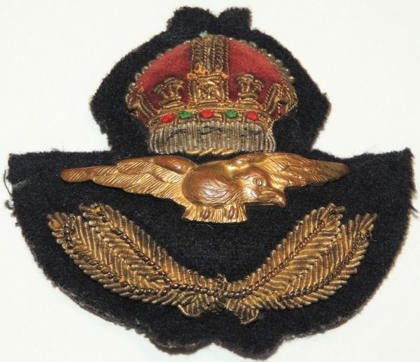 WW2 RAF RCAF Royal Canadian Air Force Officers Hat Badge | #53762416
