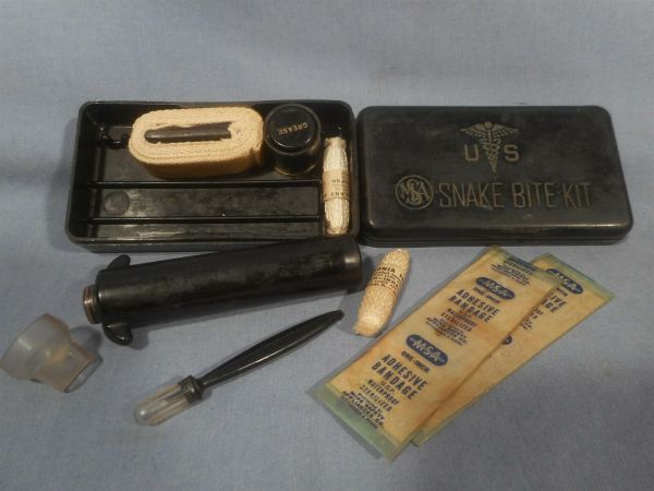 Vintage WWII US MILITARY SNAKE BITE KIT MSA Rare And Complete | #53781074