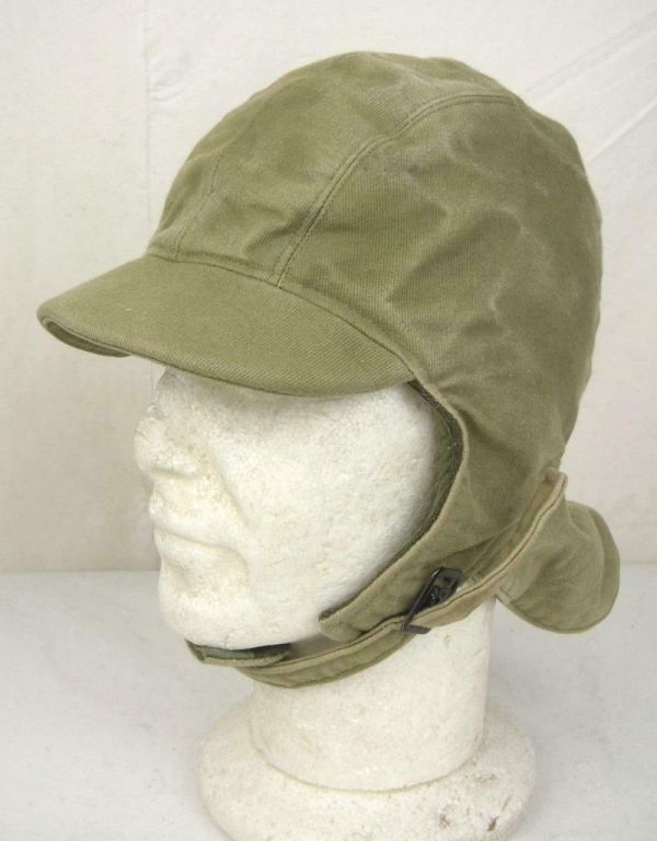 WW2 WWII USN US Navy Deck Hat Cap Wool PIlot Flight Winter | #53798406
