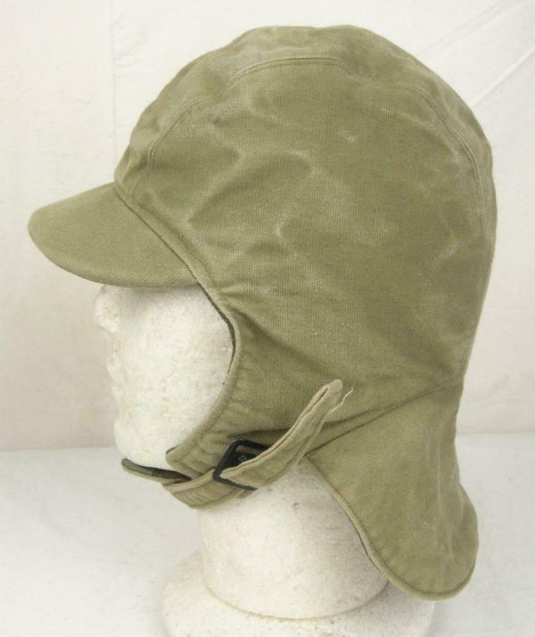 WW2 WWII USN US Navy Deck Hat Cap Wool PIlot Flight Winter | #53798406