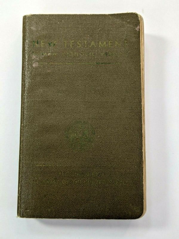1941 US Army WW2 Roman Catholic Testament Bible Daily Reader FDR 640 ...