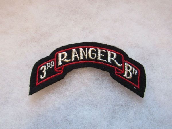 WWII US Army 3rd Ranger Battalion Scroll Patch D | #53831461