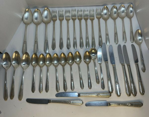 Silverplate Wm Rogers IS BELOVED Pattern Flatware IS Silverware Vintage ...