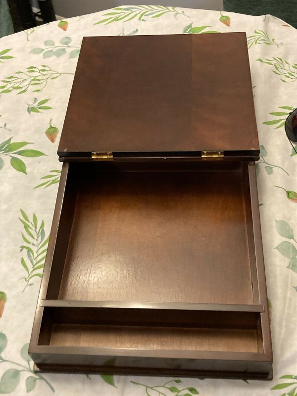 Bombay Company Lap Desk Stationary Writing Box Wood | #53830072