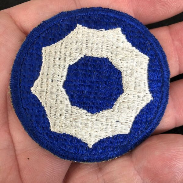 WW2 US Army Ninth 9th Service Command SSI Shoulder Patch | #53905667