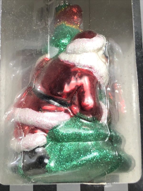 Christopher Radko Santa Tree Glass Christmas Ornament Celebrations By ...
