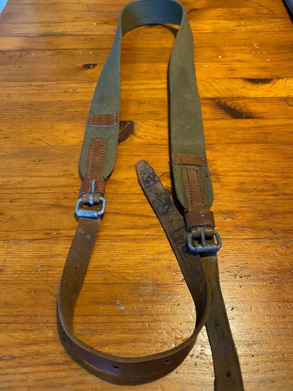 Soviet Army Authentic Canvas Weapon SLING Marked STAR | #53961560
