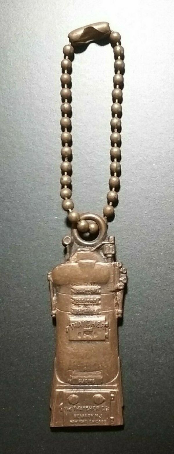 Vintage The Thatcher Company Newark NJ Boiler Shaped Keychain Circa ...