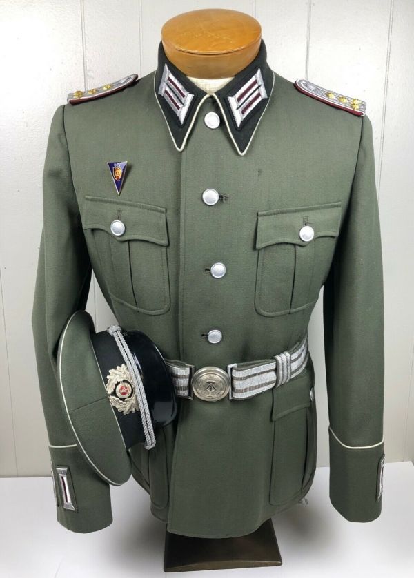 RARE Early East German DDR Stasi Dark Collar Parade Dress Uniform Belt ...