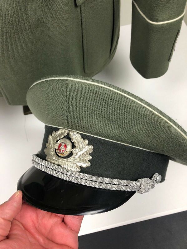 RARE Early East German DDR Stasi Dark Collar Parade Dress Uniform Belt ...
