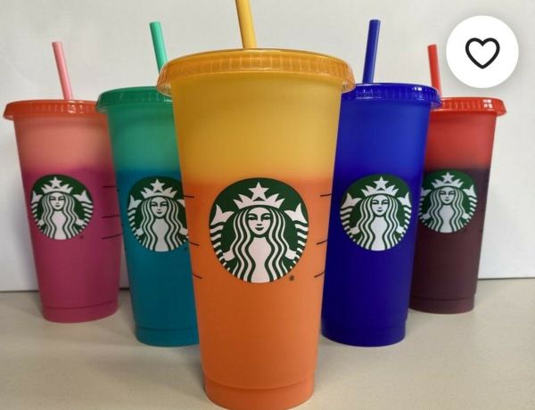 Starbucks 2020 Color - Changing Reusable Cold Cups 5 - Pack With Lids ...