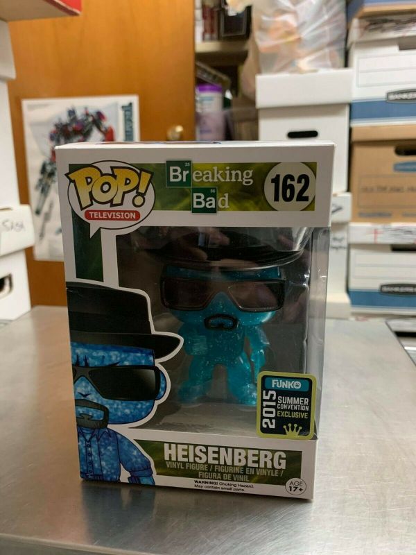Funko Pop TV Breaking Bad 162 Blue Crystal Heisenberg 2015 Con Excl ...