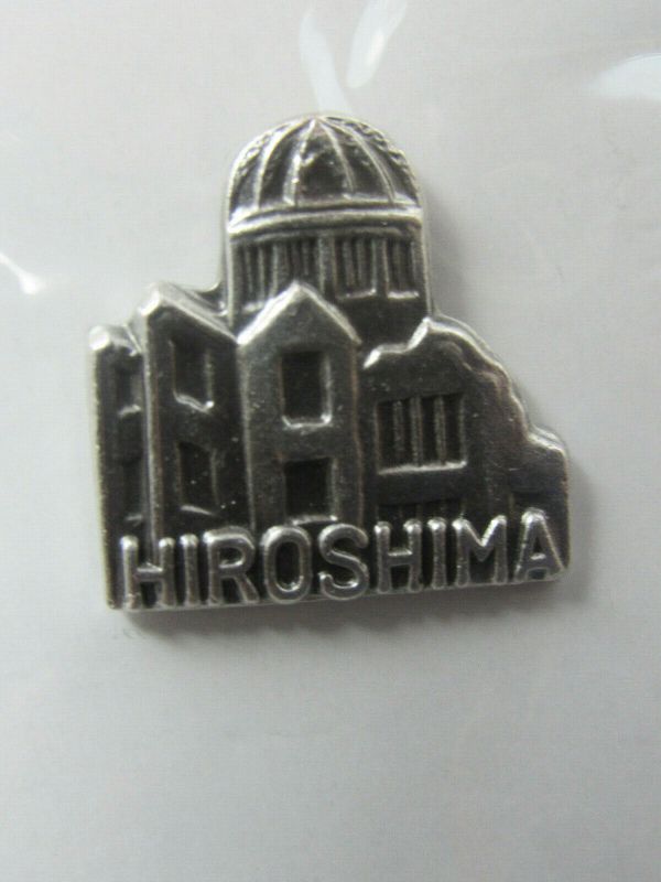 Memory Of Hiroshima Metal Pin Badge From Hiroshima Peace Museum | #53796206