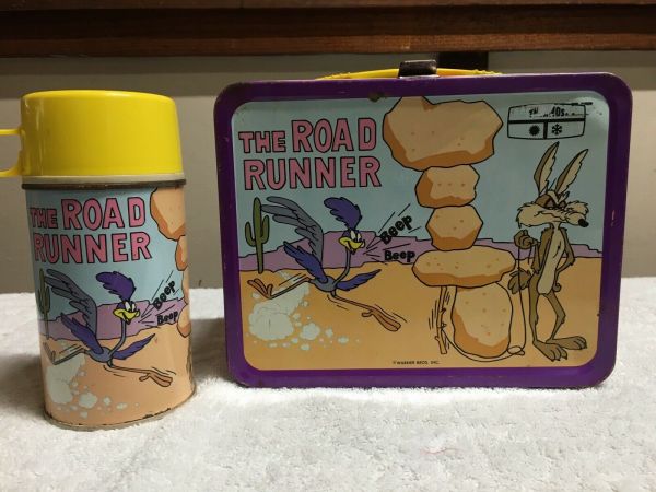 Looney Tunes Road Runner Lunch Box With Thermos | #54038608