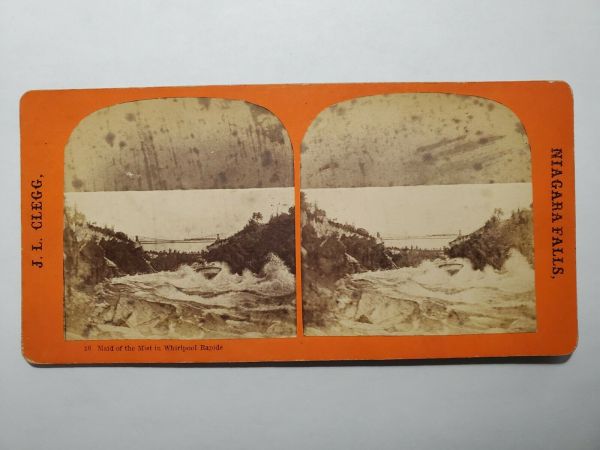 Late 1800 ' S Clegg Stereoview Card Photo Niagara Falls Maid Of Mist In ...