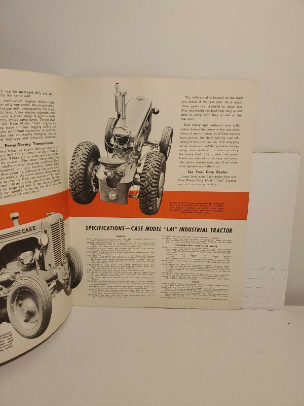 JI Case Industrial Tractors Brochure Model LAI Form A 12045 - E | #54071141