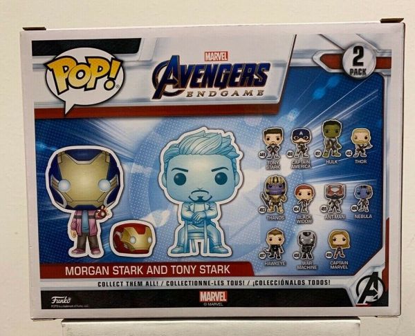 Funko Pop Marvel Avengers Morgan Stark And Tony Stark GITD 2 Pack PIAB ...