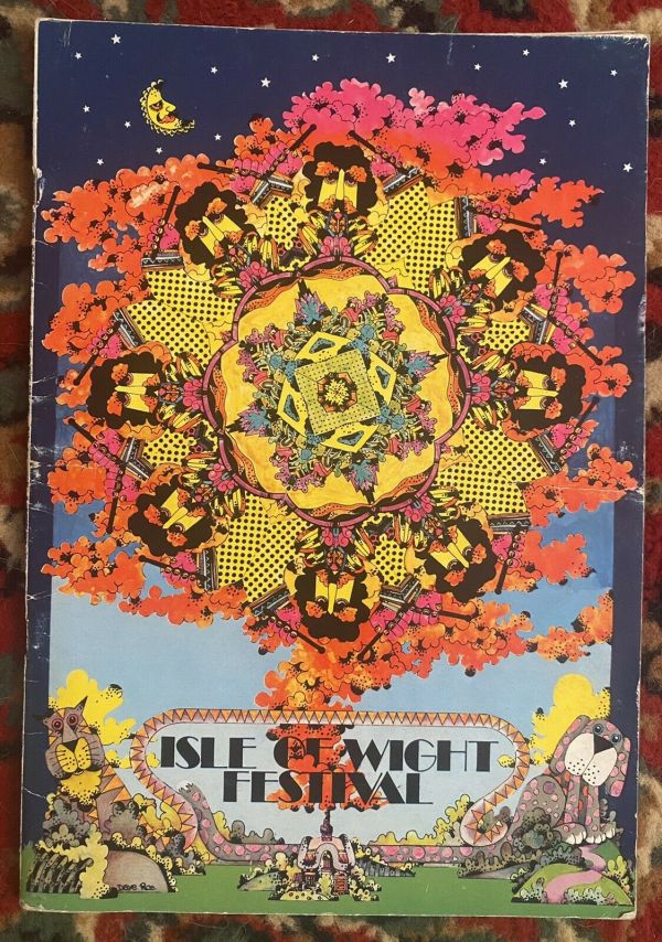 JIMI HENDRIX THE WHO DOORS JETHRO TULL ISLE OF WIGHT 1970 PROGRAM ...