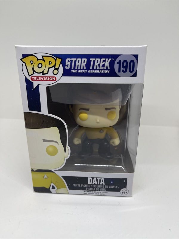 Funko Pop Television Data 190 Star Trek The Next Generation Vaulted ...