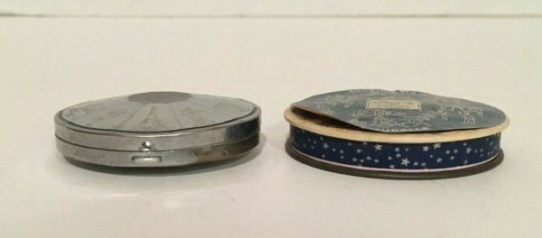 Vintage Bourjois Evening In Paris Silver Plated Compact With Puff ...