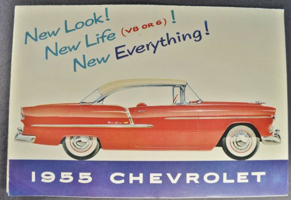 1955 Chevrolet Brochure Bel Air 150 210, Wagon Not A Reprint | #54252886