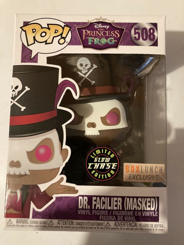Dr. Facilier (Masked) Chase Funko Pop Disney 508 Glow In The Dark ...