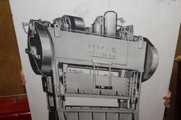 Vintage 1940 ' S Perkins Industrial Factory Machine Shop Tool Gas Oil ...
